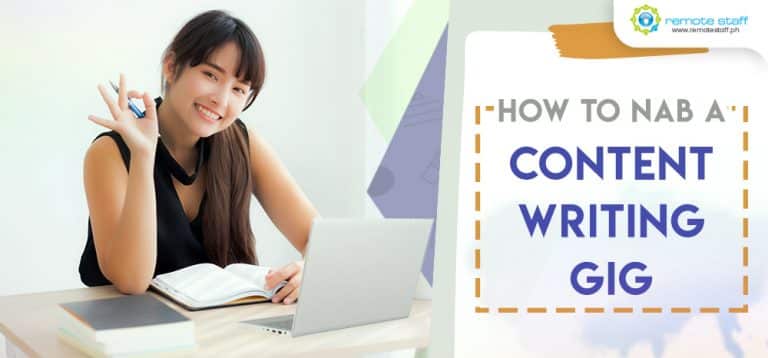 How to Nab A Content Writing Gig - Remote Staff