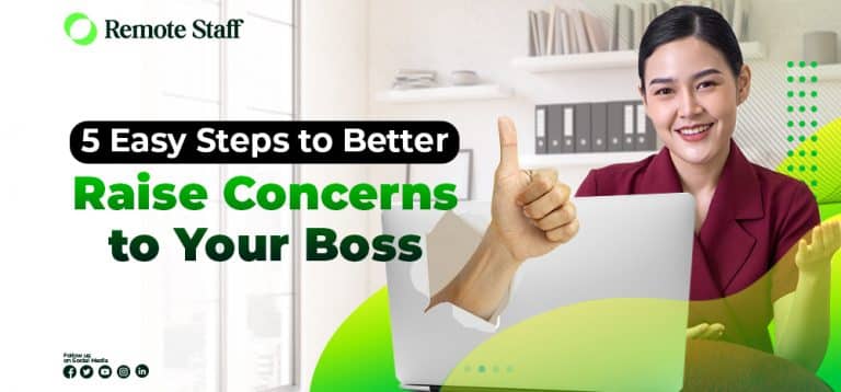 5 Easy Steps to Better Raise Concerns to Your Boss - Remote Staff