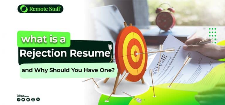 What is a Rejection Resume, and Why Make One? - Remote Staff