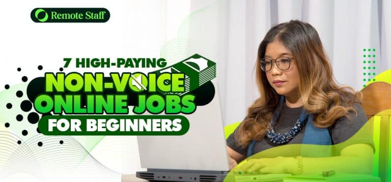 7 High-paying Non-voice Online Jobs for Beginners - Remote Staff