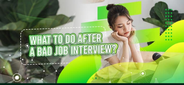 Online Jobs: What to Do After a Bad Job Interview?