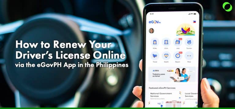 Online Driver's License Renewal via eGovPH App in the Philippines